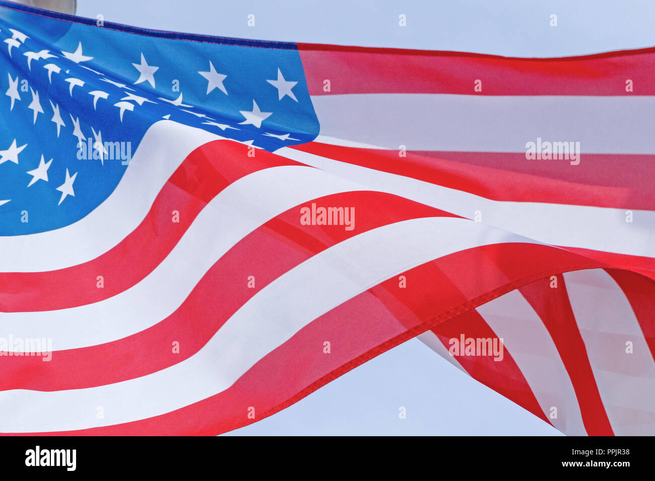 Waved flag hi-res stock photography and images - Alamy