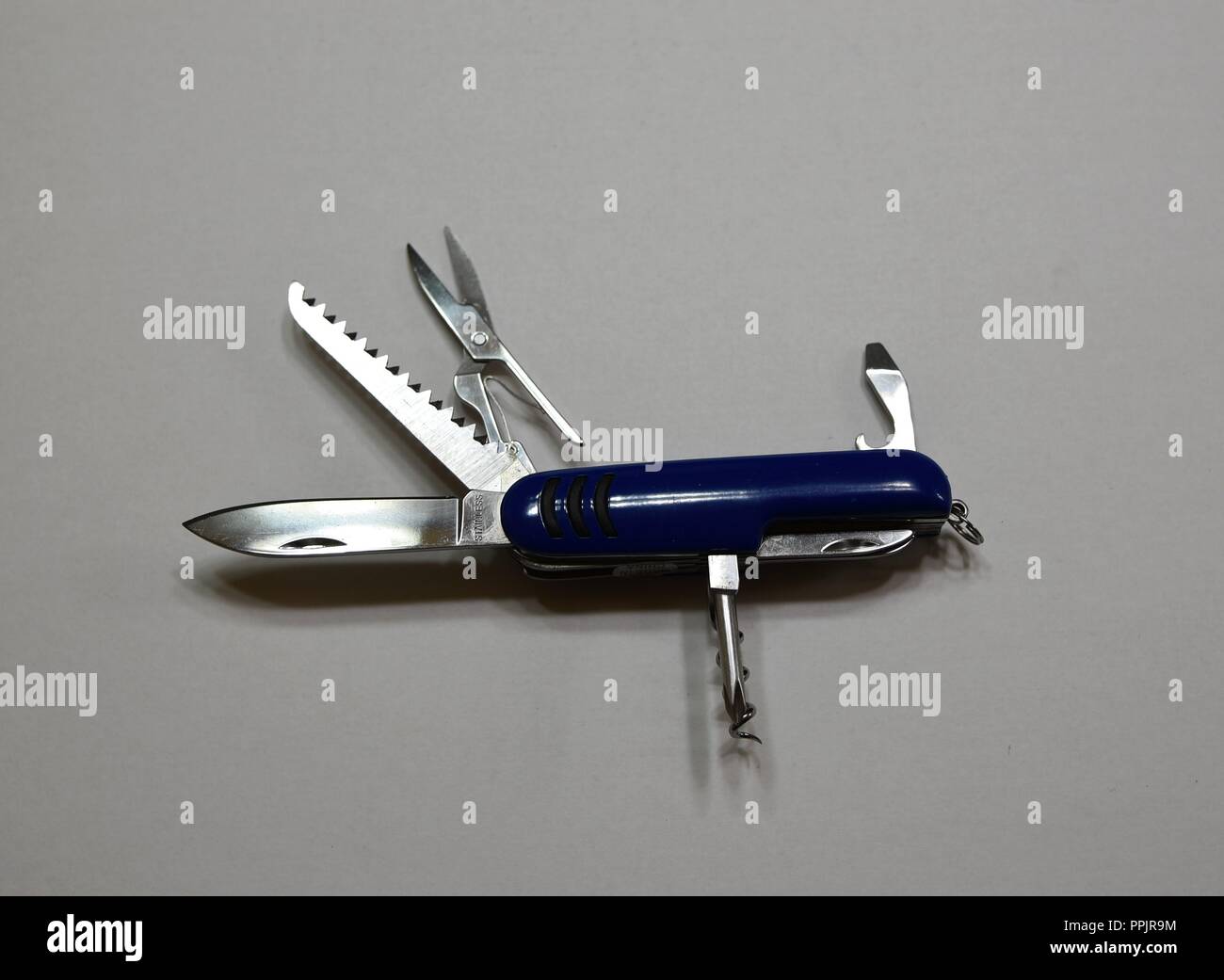 Multi function jack knife Stock Photo - Alamy
