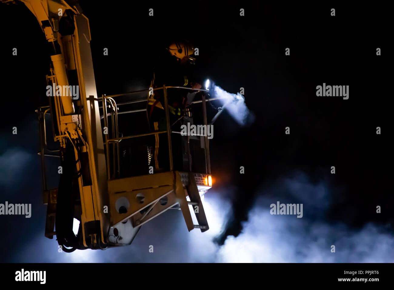 Six fire engines and a height platform tackle a house fire in Havering ...