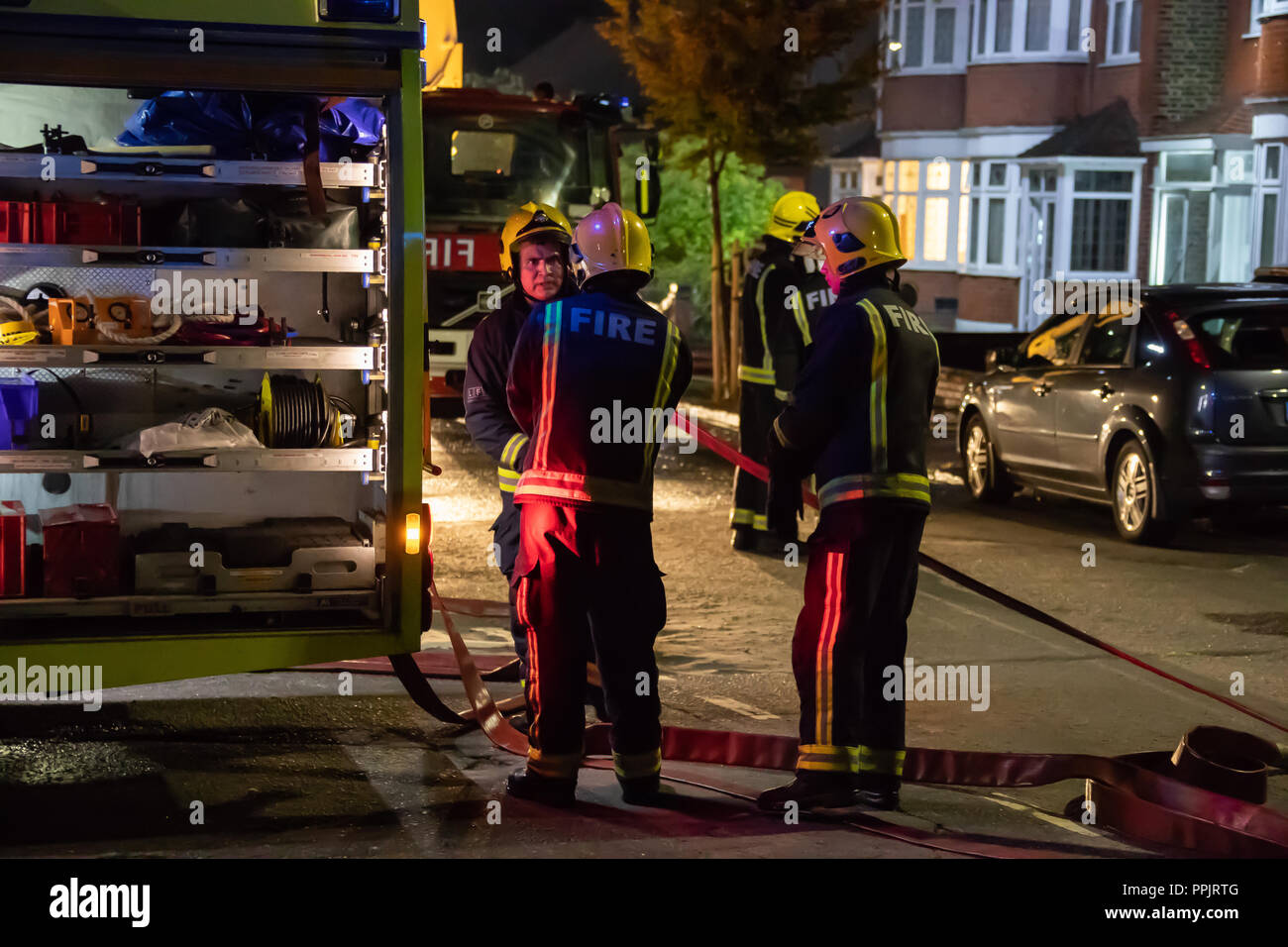Six Fire Engines And A Height Platform Tackle A House Fire In Havering