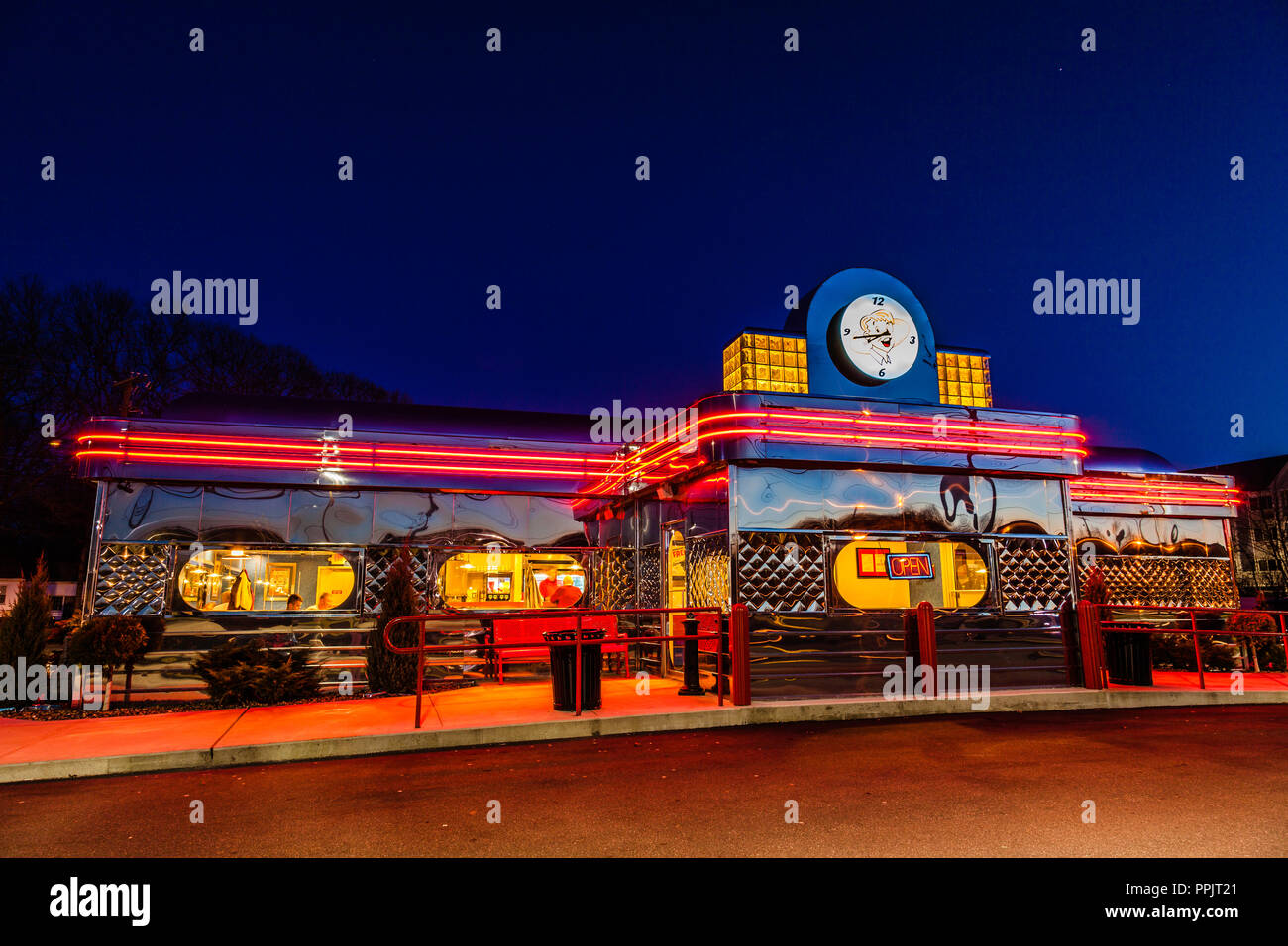 Oh Boy! Diner Groton, Connecticut, USA Stock Photo - Alamy