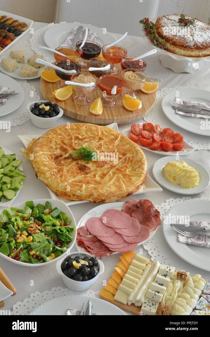 breakfast table 2 Stock Photo - Alamy