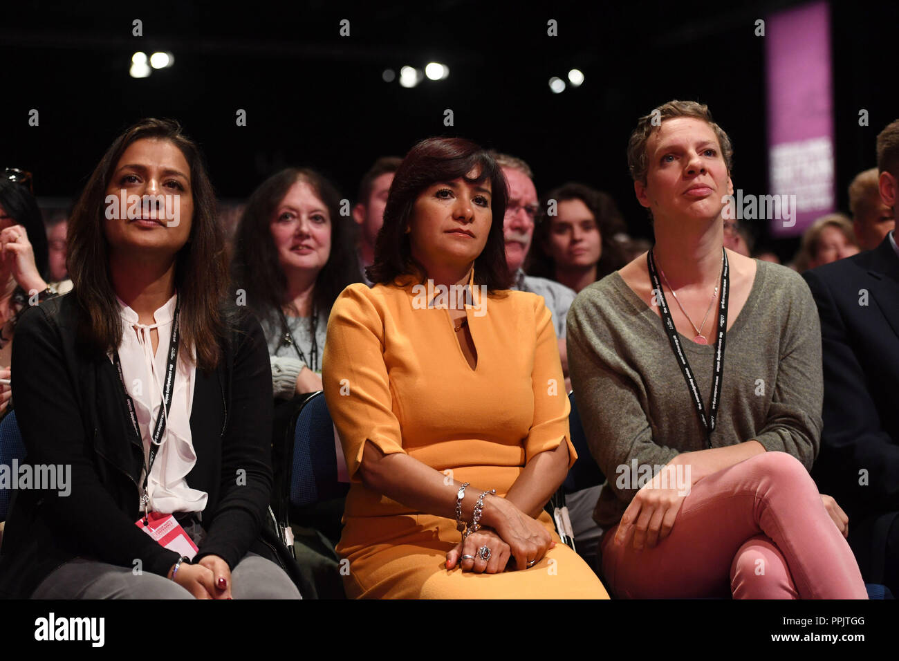 Labour leader jeremy corbyns wife laura alvarez hi-res stock ...