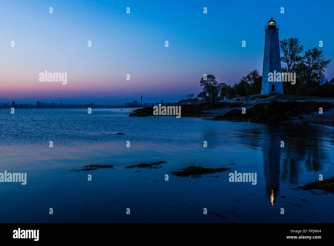 Lighthouse Point Park New Haven, Connecticut, USA Stock Photo - Alamy