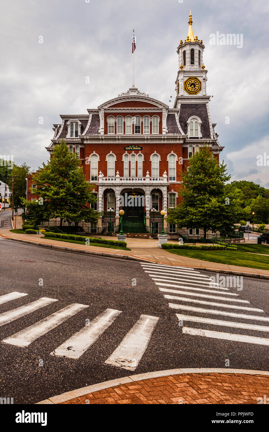 City Hall Norwich, Connecticut, USA Stock Photo - Alamy