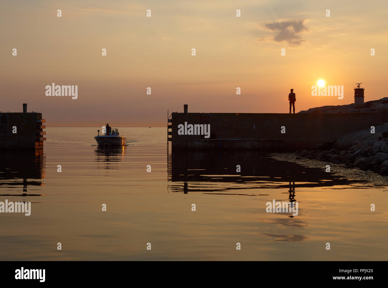 Sunset at Vinga island Stock Photo - Alamy