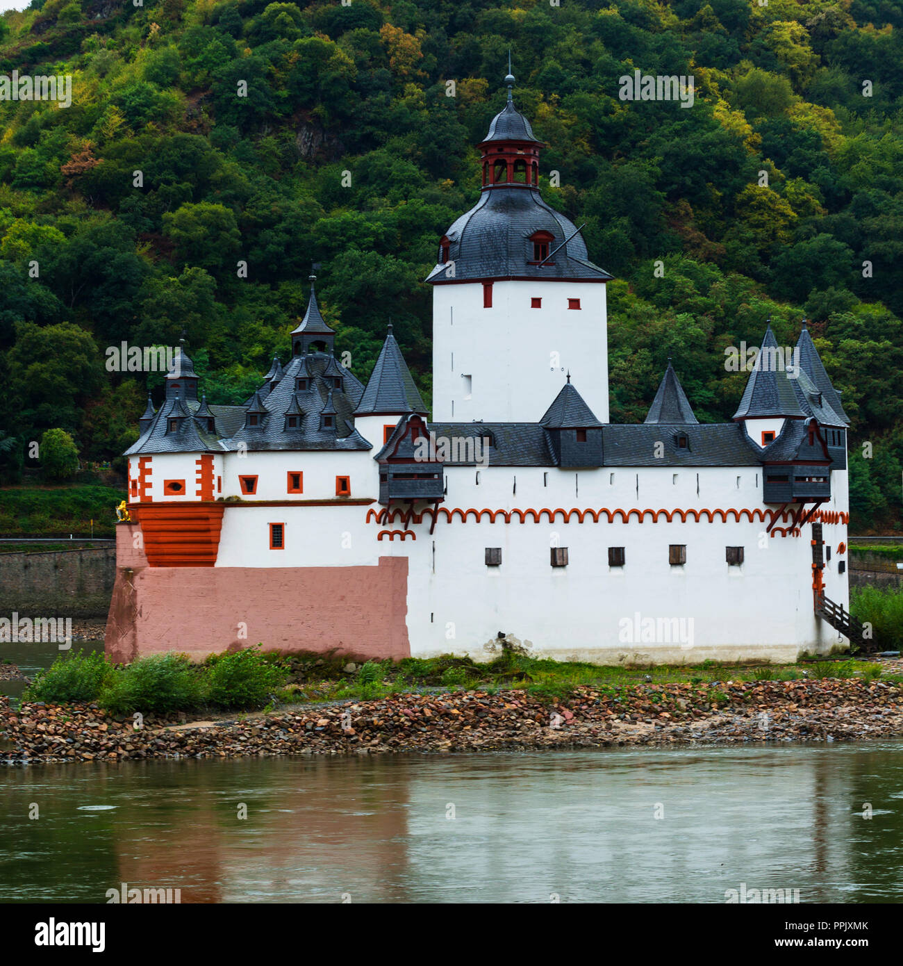 Rhine river germany castle rhineland hi-res stock photography and ...