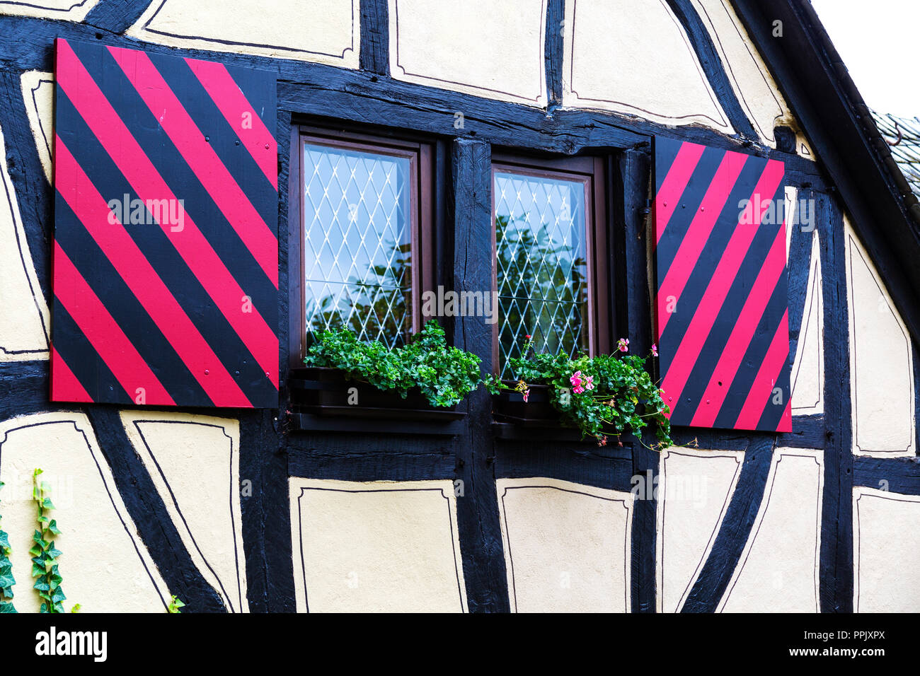 Medieval window shutters hi-res stock photography and images - Alamy
