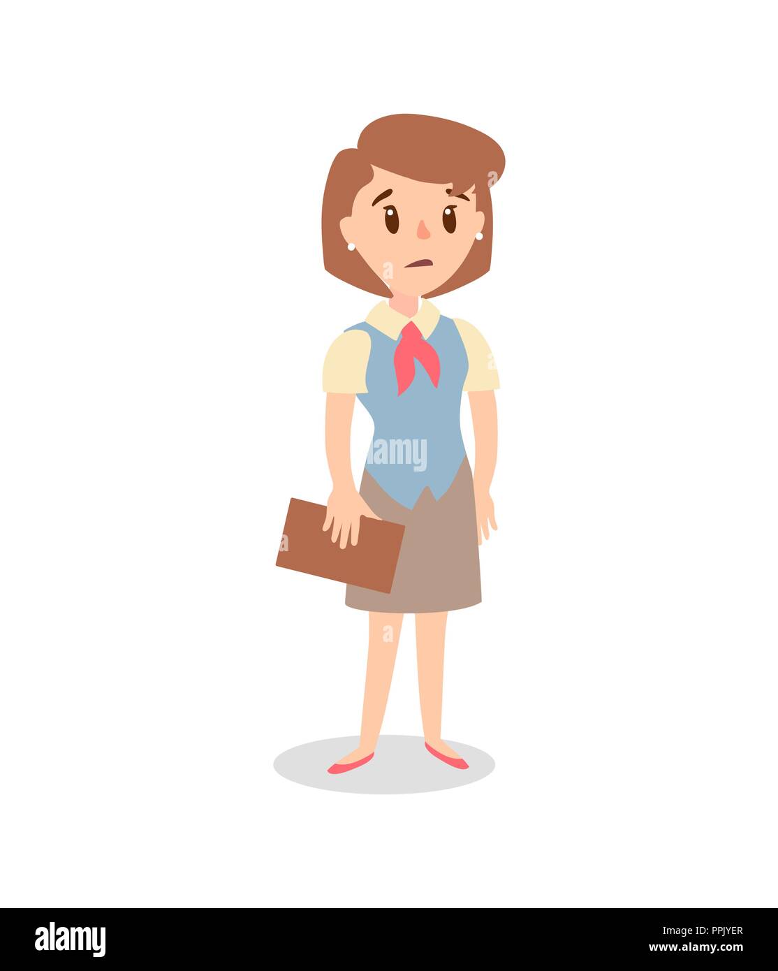 Male secretary to female boss Stock Vector Images - Alamy