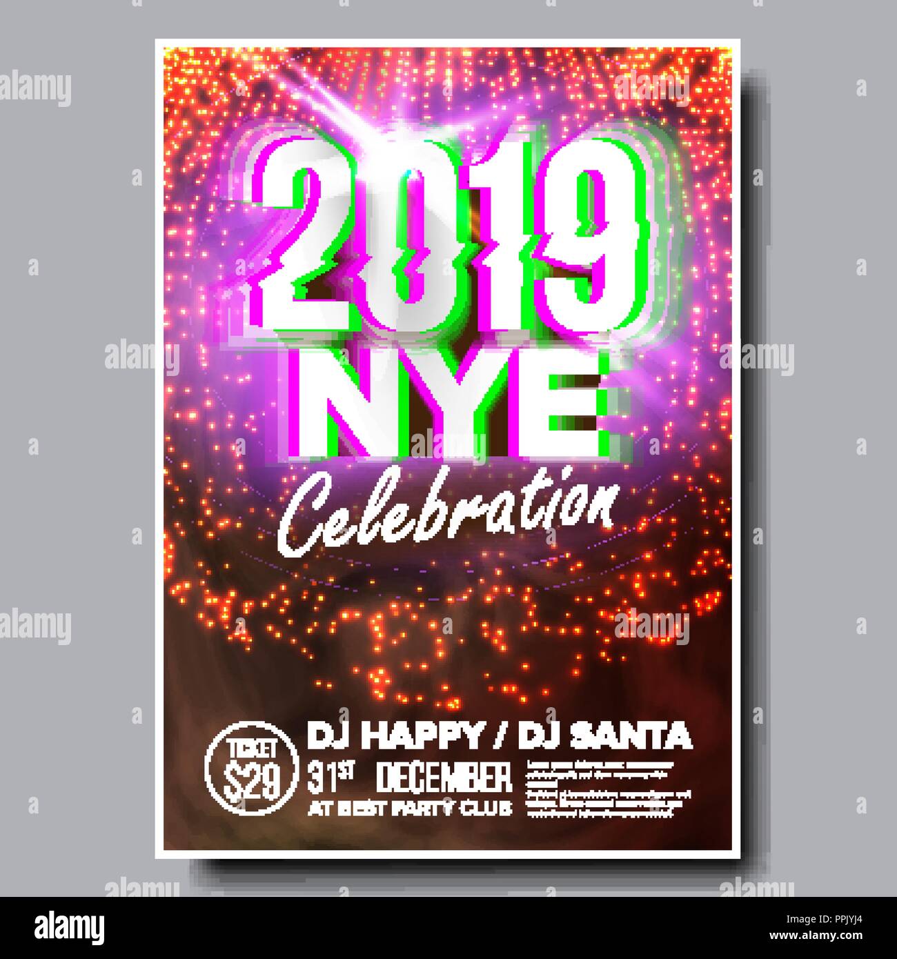 Background illustration midnight club Stock Vector Images - Alamy