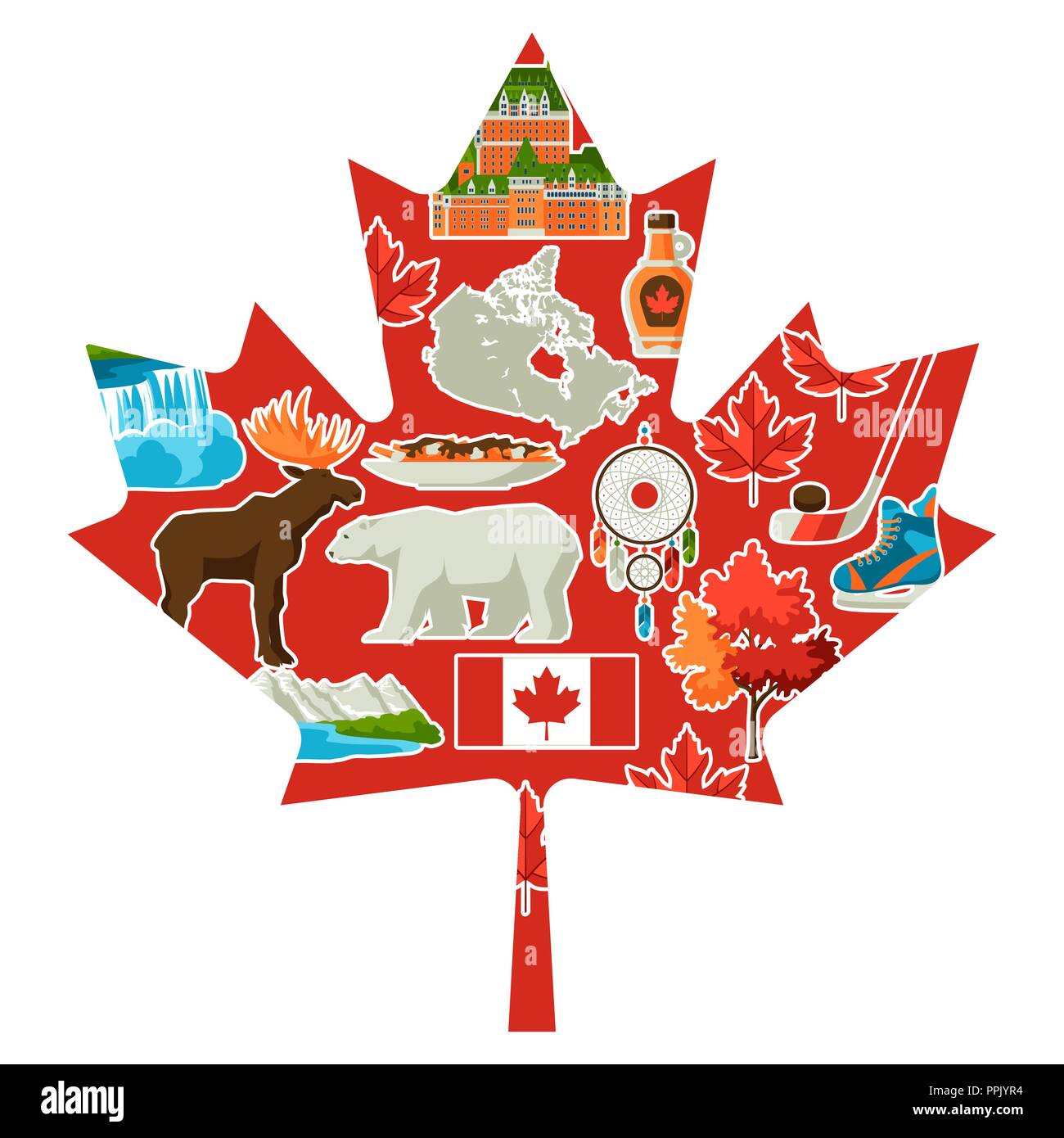 Canada background design Stock Vector Image & Art - Alamy