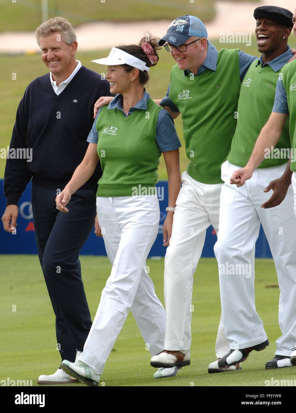 Allstar Golf, Celtic Manor, Newport, 2005. Members of the European team ...