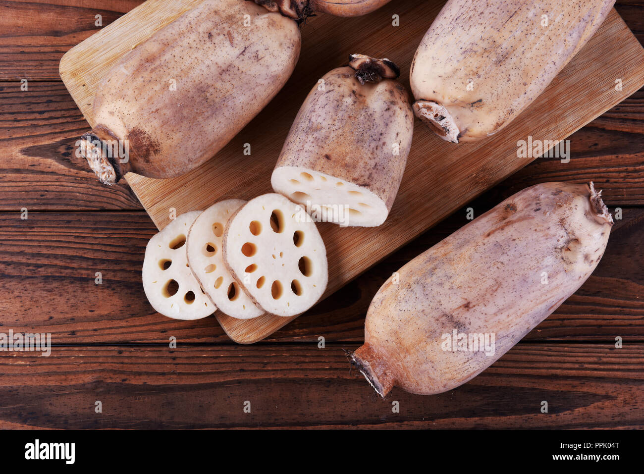 Cooking ingredient lotus root. Lotus root Stock Photo - Alamy