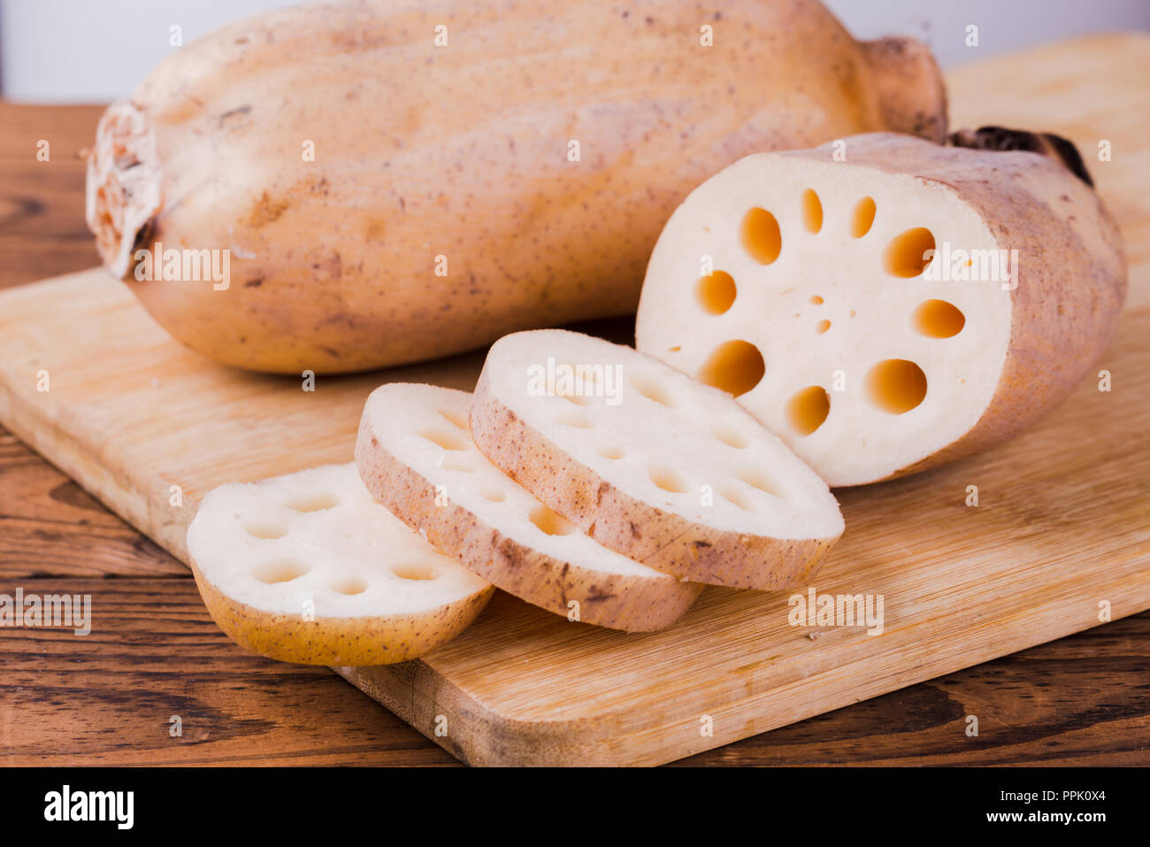 Cooking ingredient lotus root. Lotus root Stock Photo - Alamy