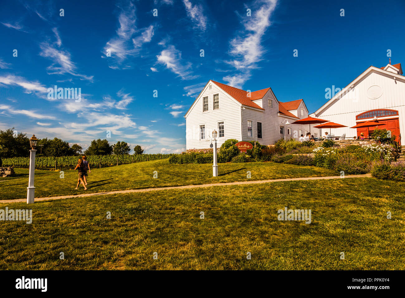 Jonathan Edwards Winery North Stonington, Connecticut, USA Stock Photo ...