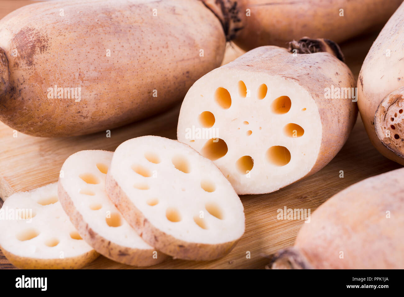 Cooking ingredient lotus root. Lotus root Stock Photo - Alamy
