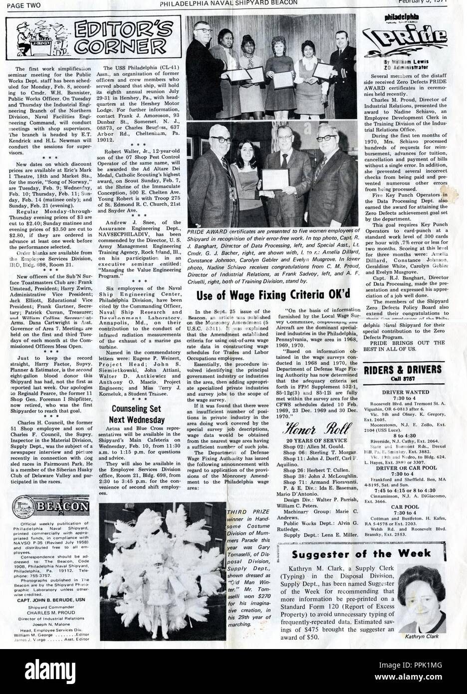 Blue Ridge First Insurv in Philly Shipyard BEACON Pub page 2 of 2 Stock ...