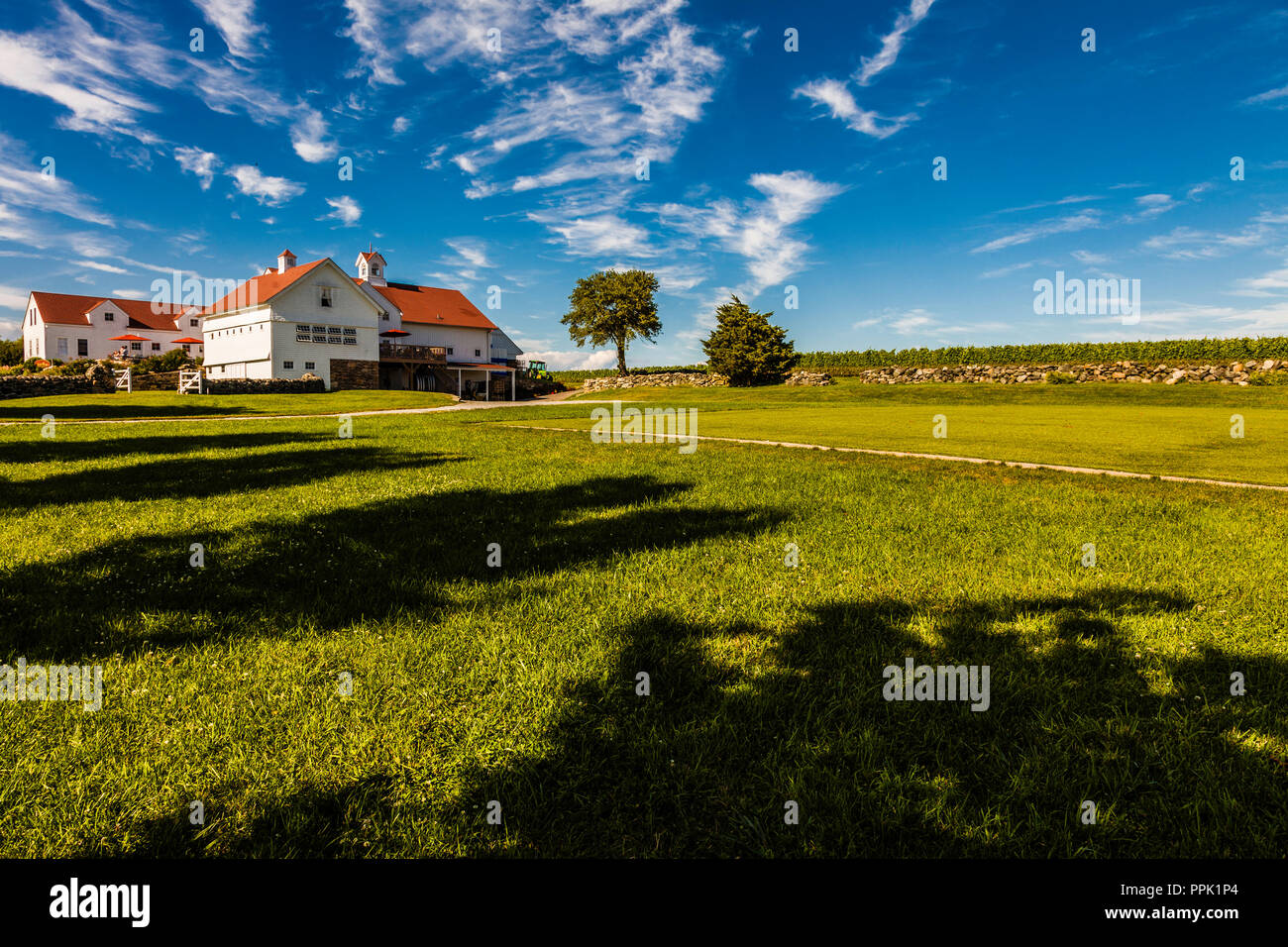 Jonathan Edwards Winery North Stonington, Connecticut, USA Stock Photo ...