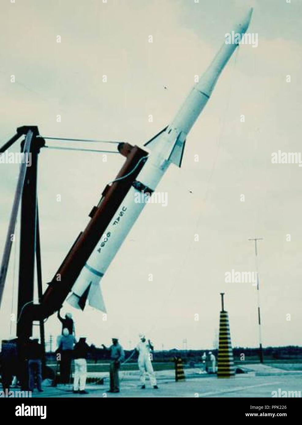 Blue Scout Jr rocket-03 Stock Photo - Alamy