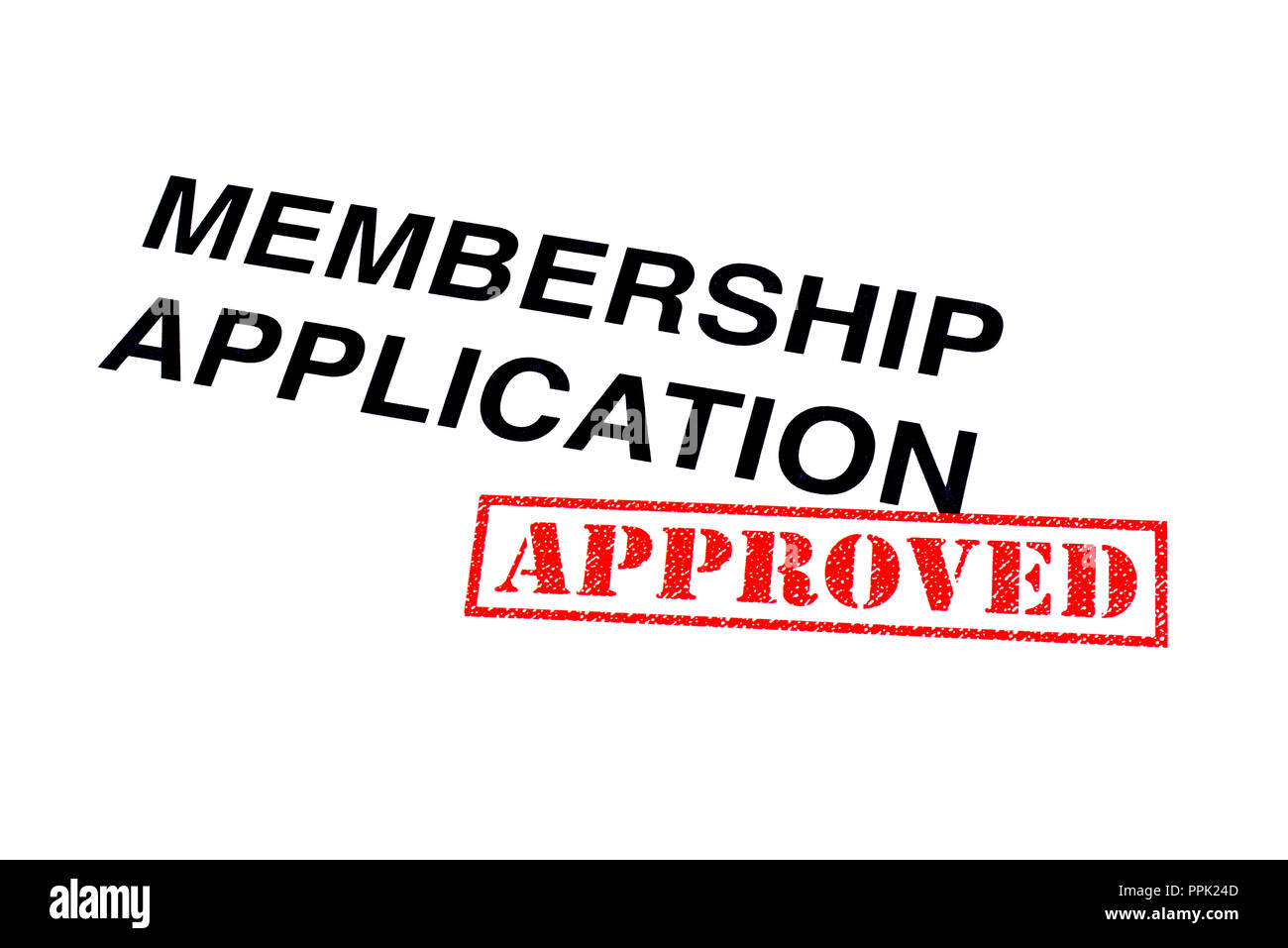 Application for club membership hi-res stock photography and images - Alamy
