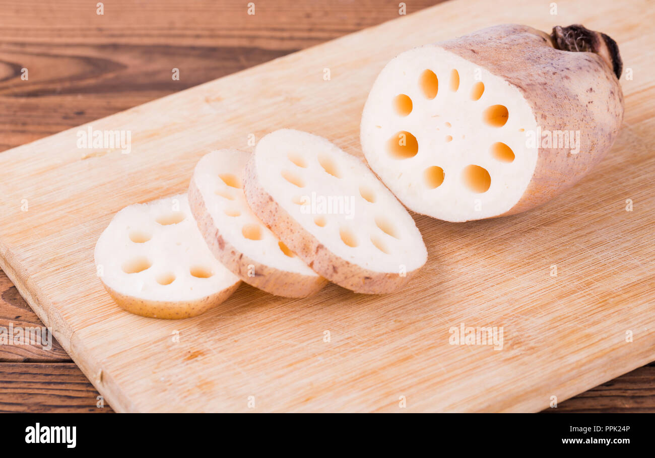 Cooking ingredient lotus root. Lotus root Stock Photo - Alamy