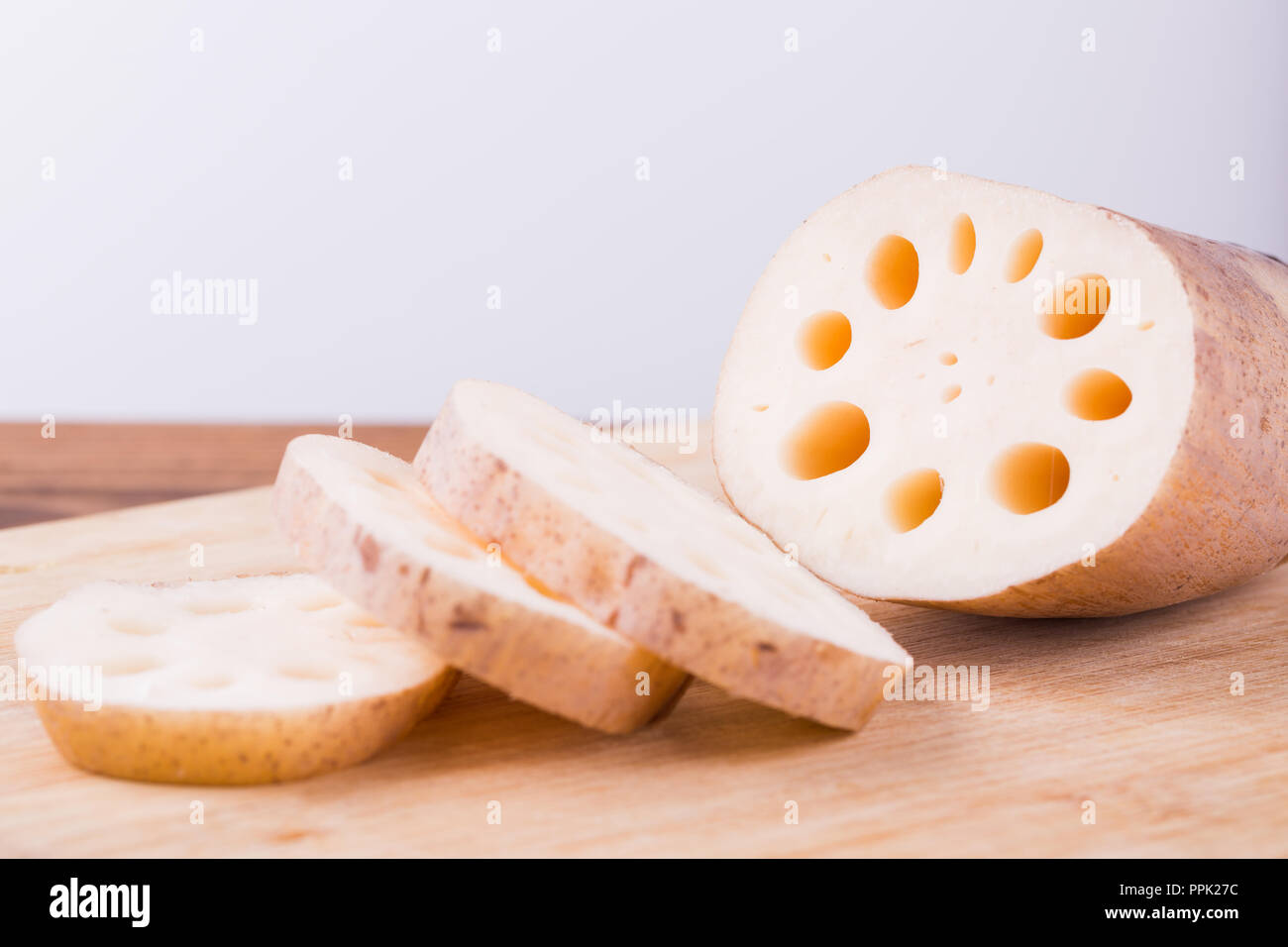 Cooking ingredient lotus root. Lotus root Stock Photo - Alamy