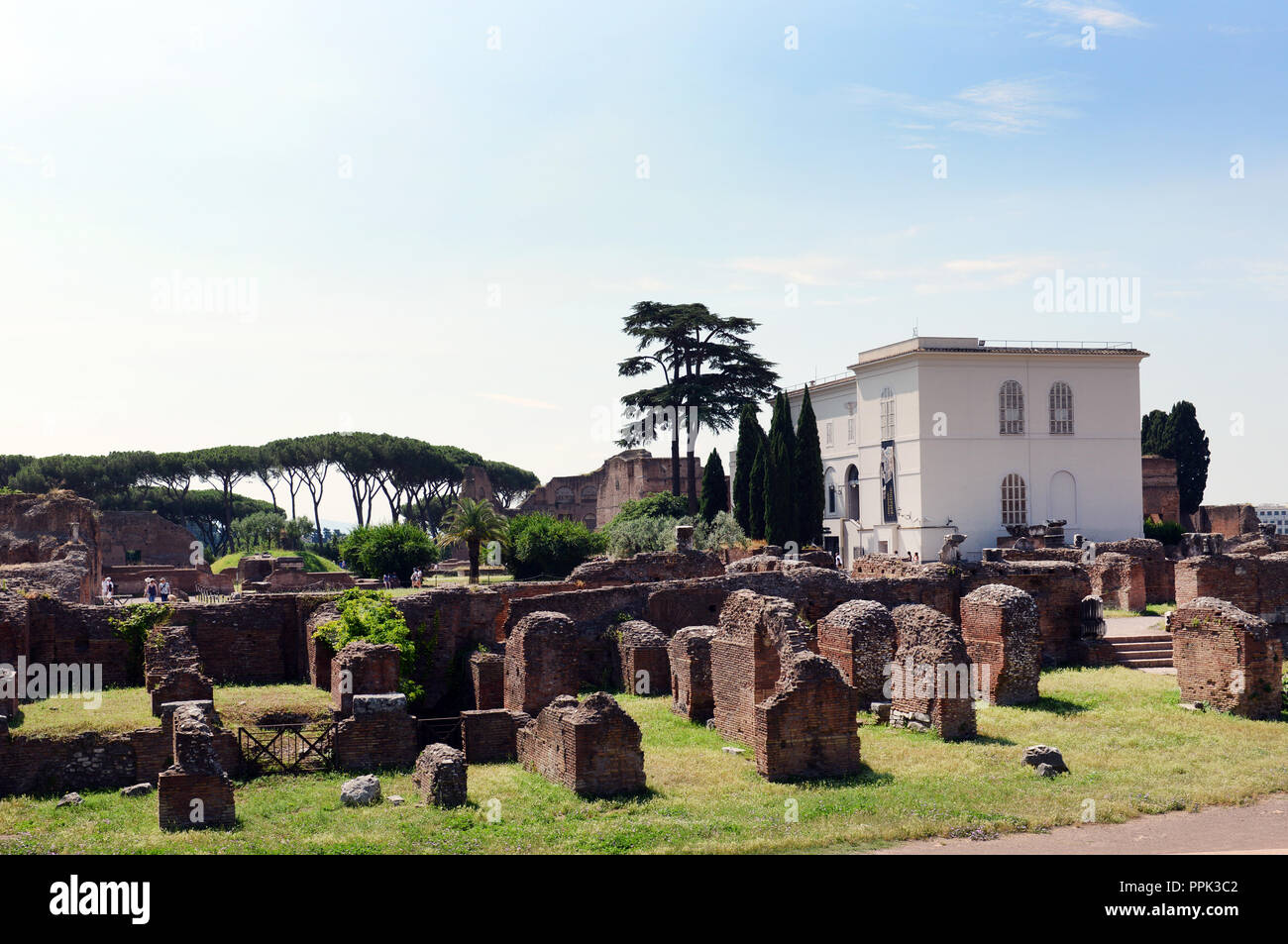 The Roman Forum was the heart of the city of ancient Rome Stock Photo ...