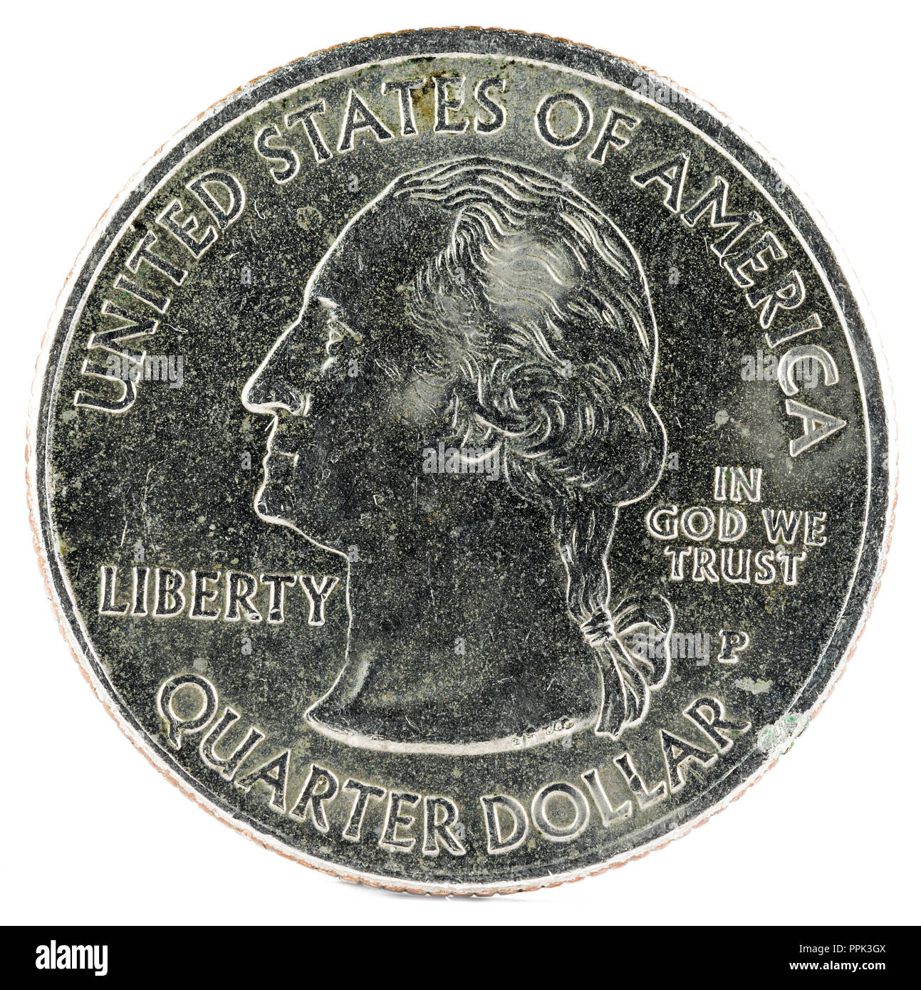 Coin quarter dollar obverse hi-res stock photography and images - Alamy