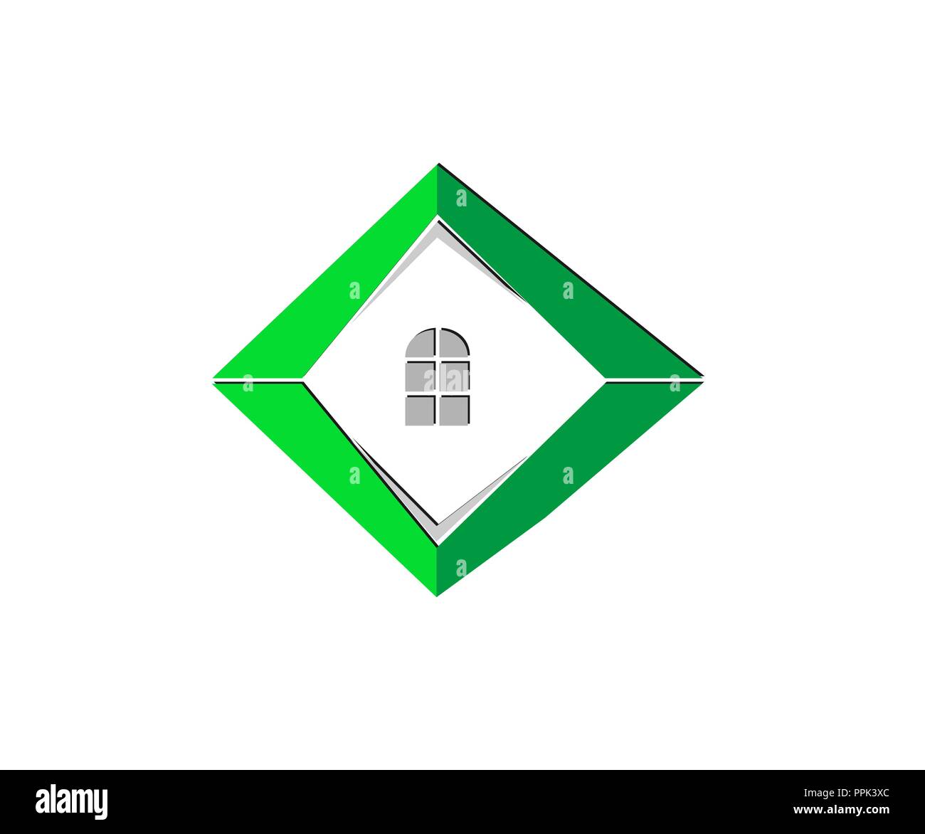 Blank for logo for construction company and real estate company Stock ...