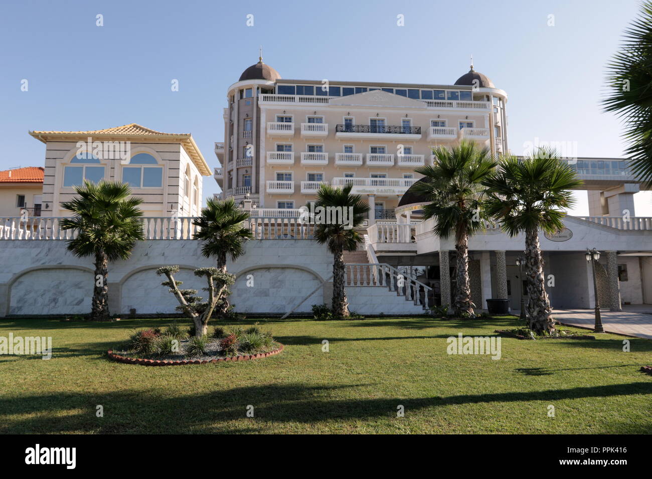Santa Beach Hotel complex at Nei Epivates and Agia Triada, at ...