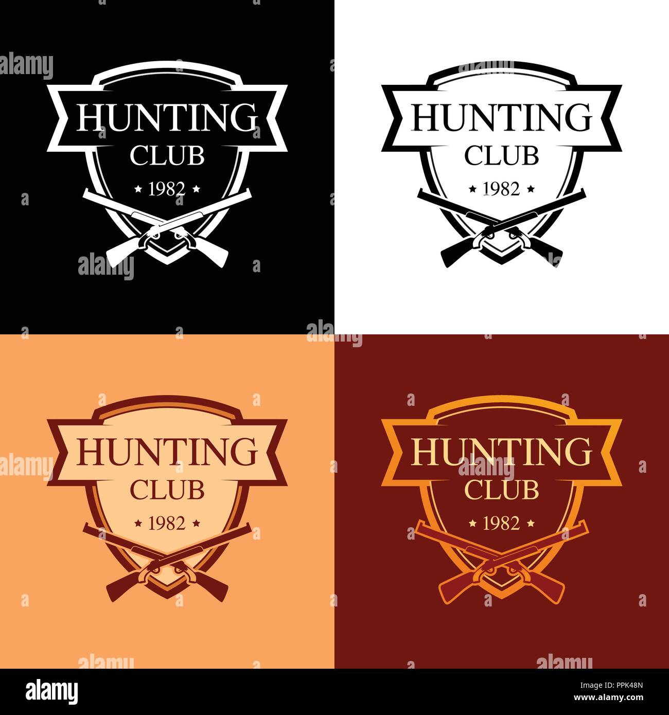 Hunting Logo High Resolution Stock Photography and Images - Alamy
