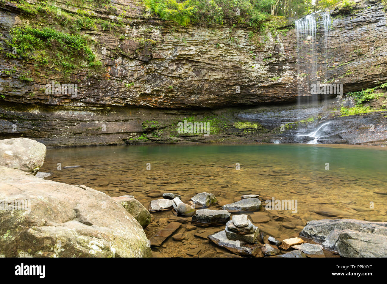 Cherokee Falls Waterfall Stock Photo - Alamy