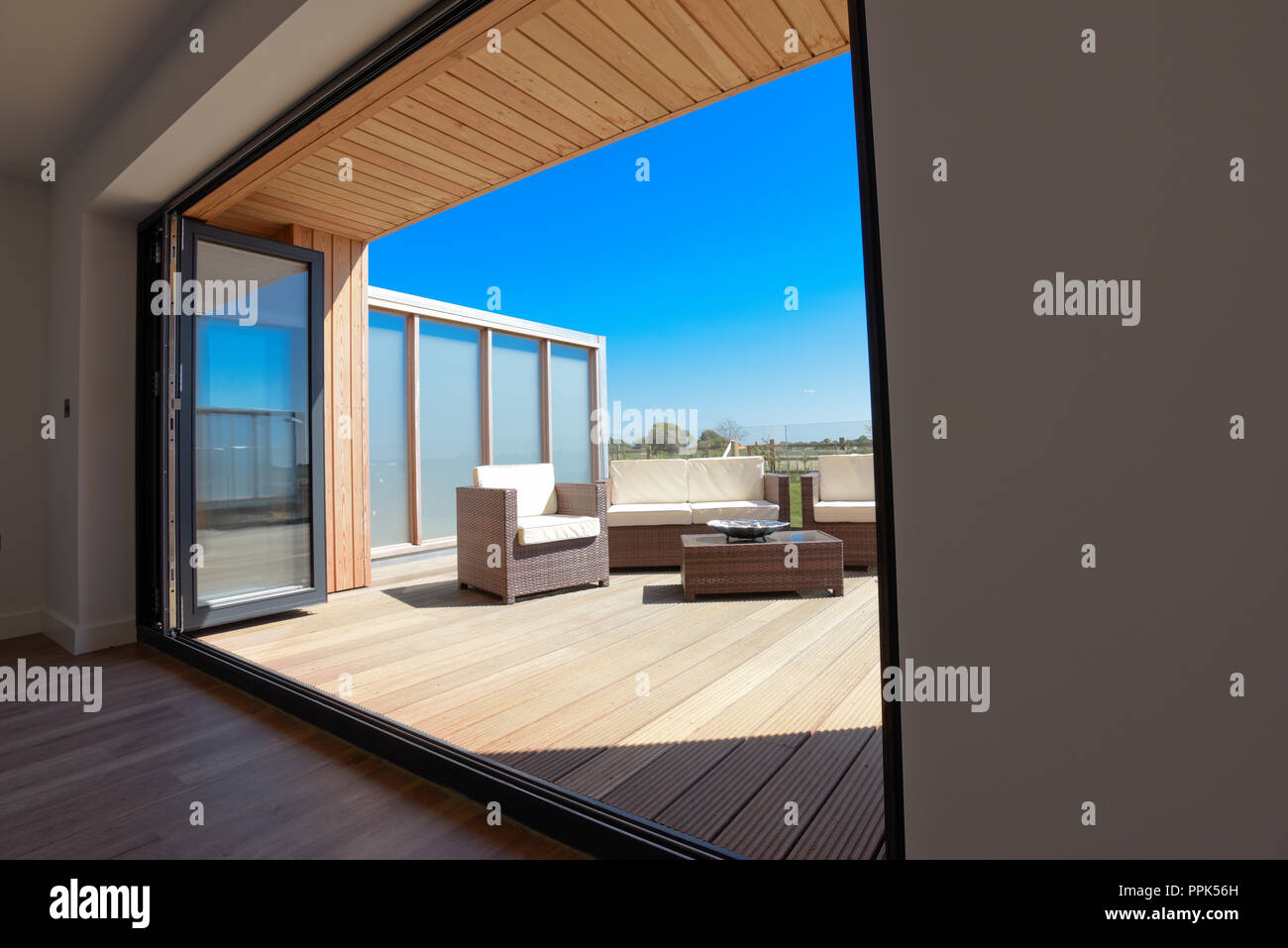 French doors open hi-res stock photography and images - Alamy