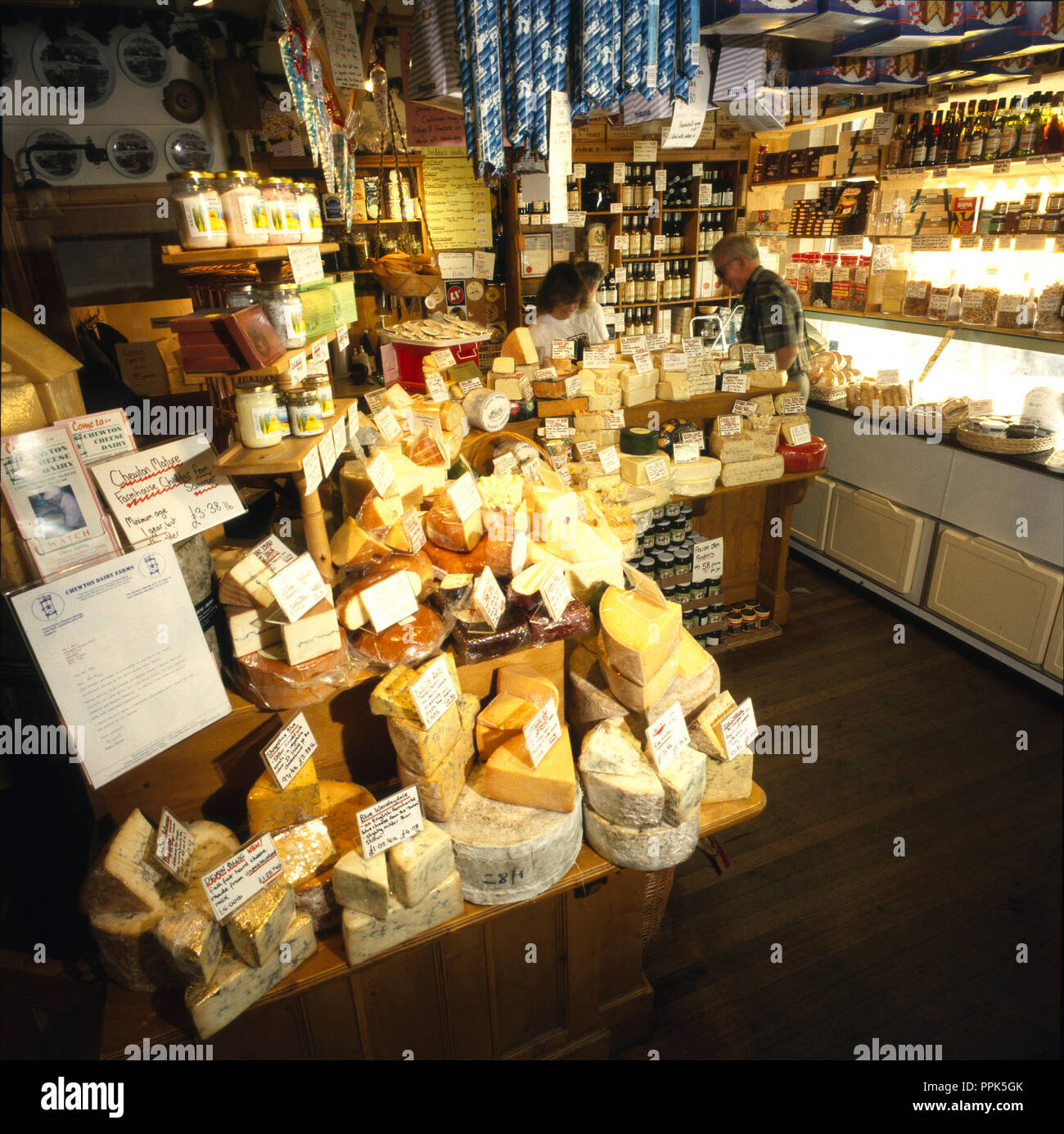 Cheese shopkeeper hi-res stock photography and images - Alamy