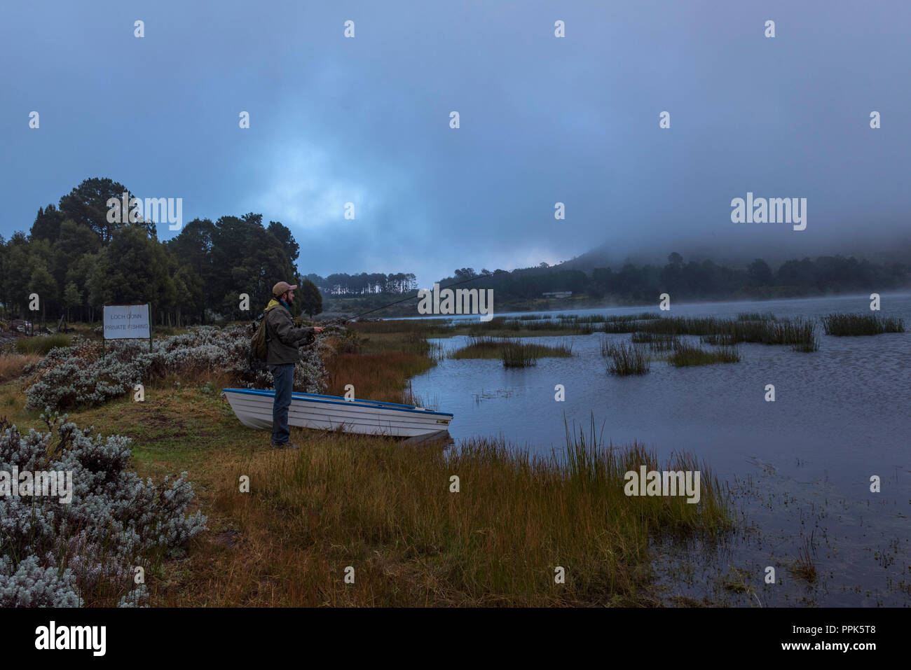 Fishing in bad weather hi-res stock photography and images - Alamy
