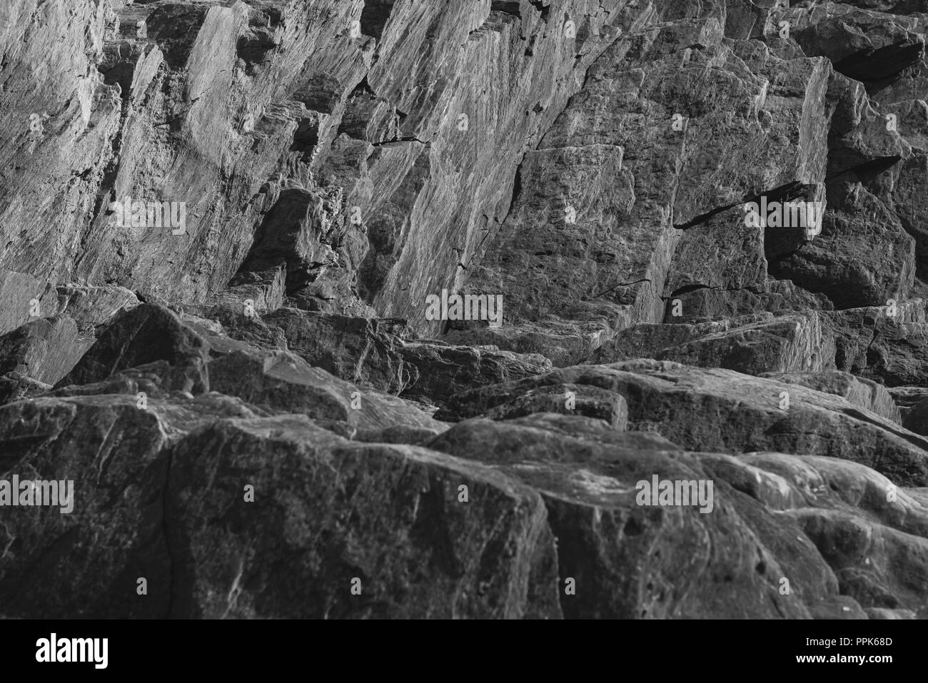 Natural stone texture macro Black and White Stock Photos & Images - Alamy