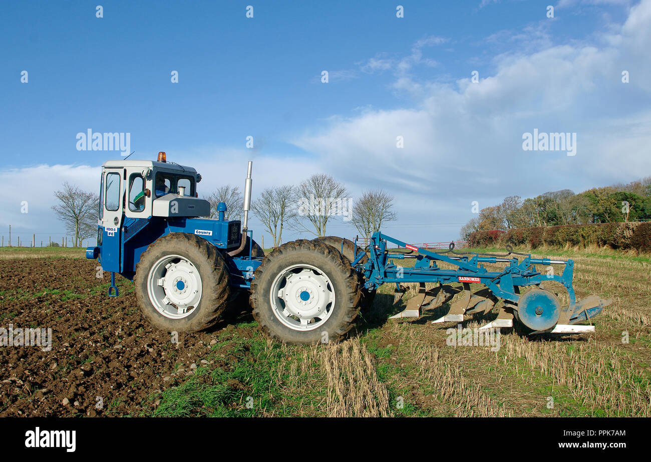 County FC1004 tractor Stock Photo - Alamy