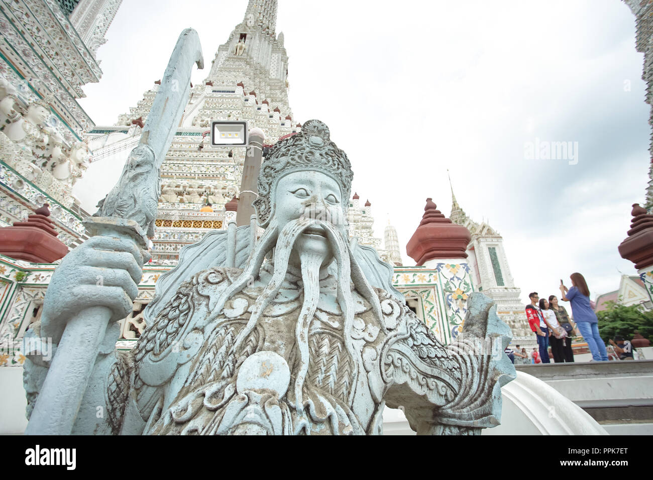 Bangkok, Thailand - September 2, 2018: Chinese giant stone statue in ...