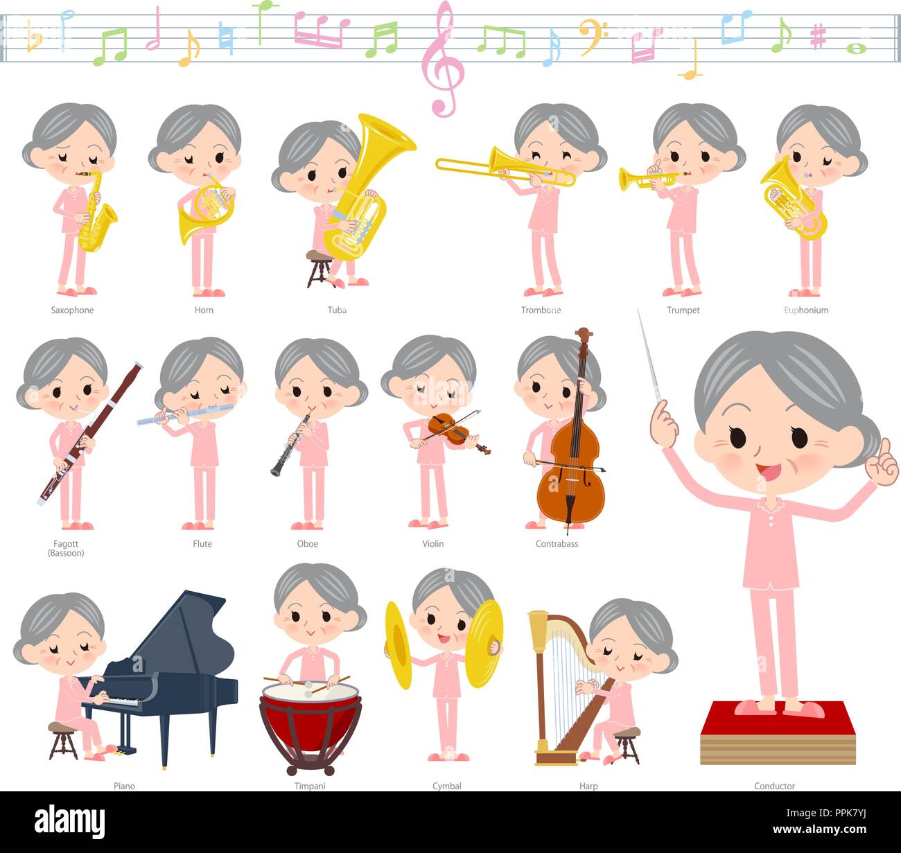 Classical granny hi-res stock photography and images - Alamy