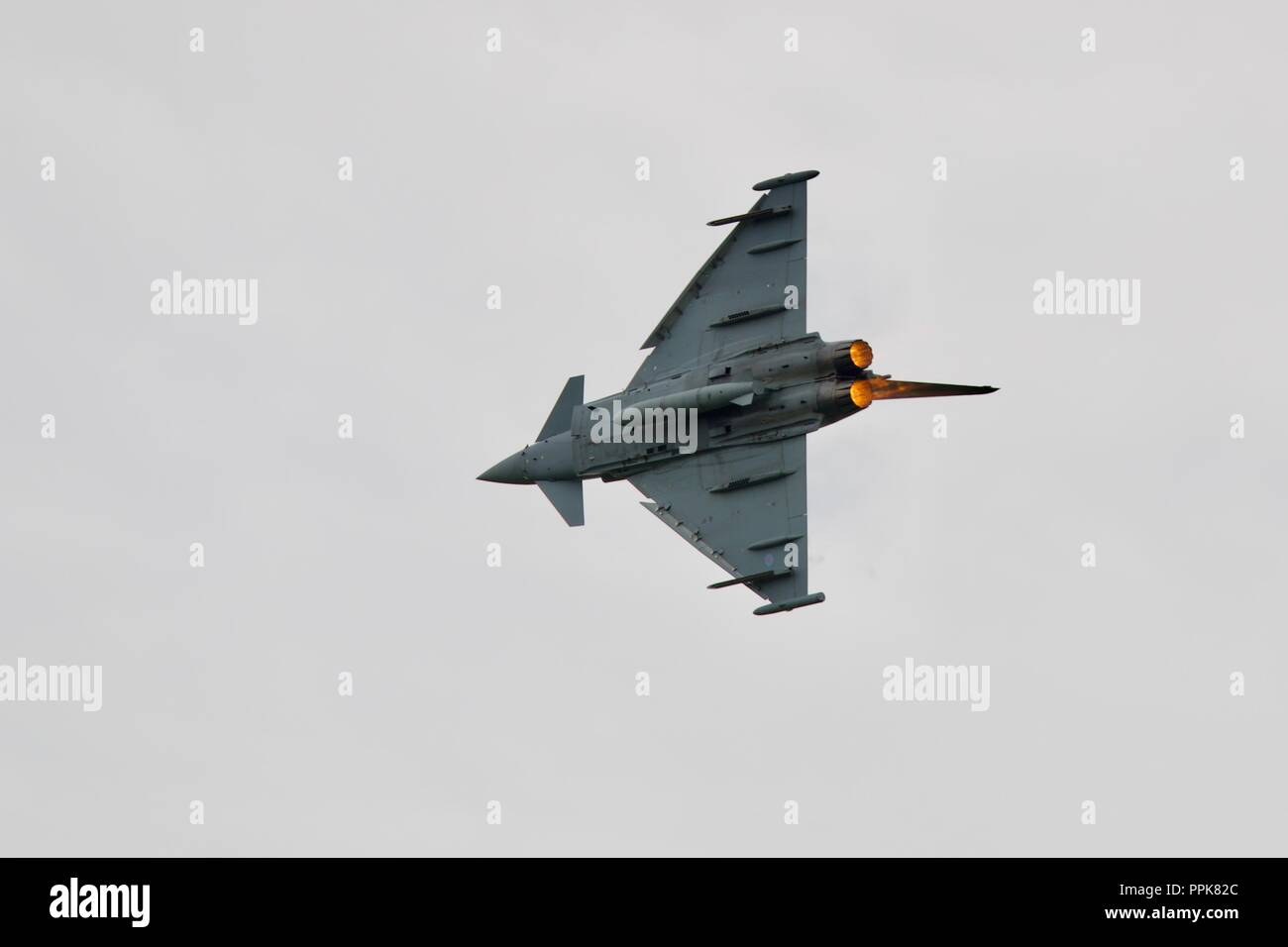 RAF BAE Systems Eurofighter Typhoon FGR4 displaying at the Battle of ...
