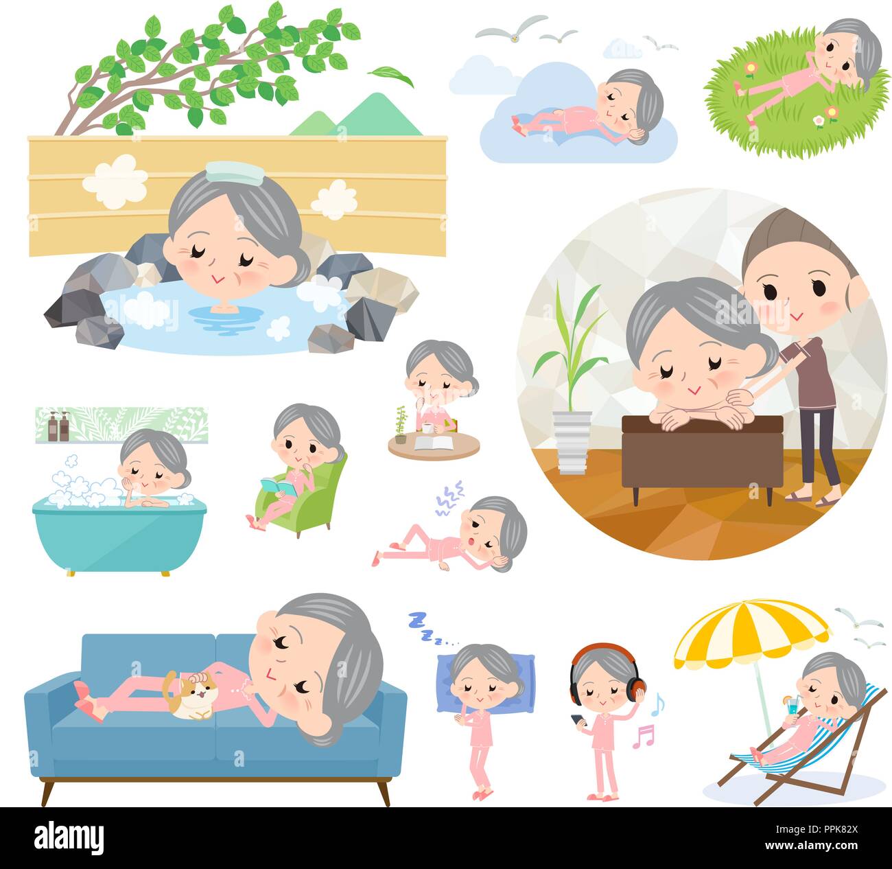Nursing bath Stock Vector Images - Alamy