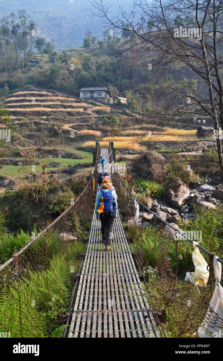 Foreign trekkers hi-res stock photography and images - Alamy