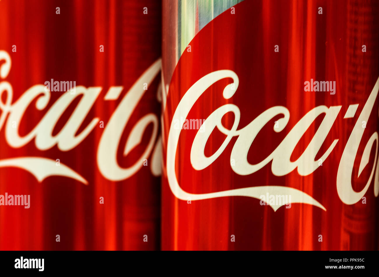 Coca-Cola on store shelf Stock Photo - Alamy
