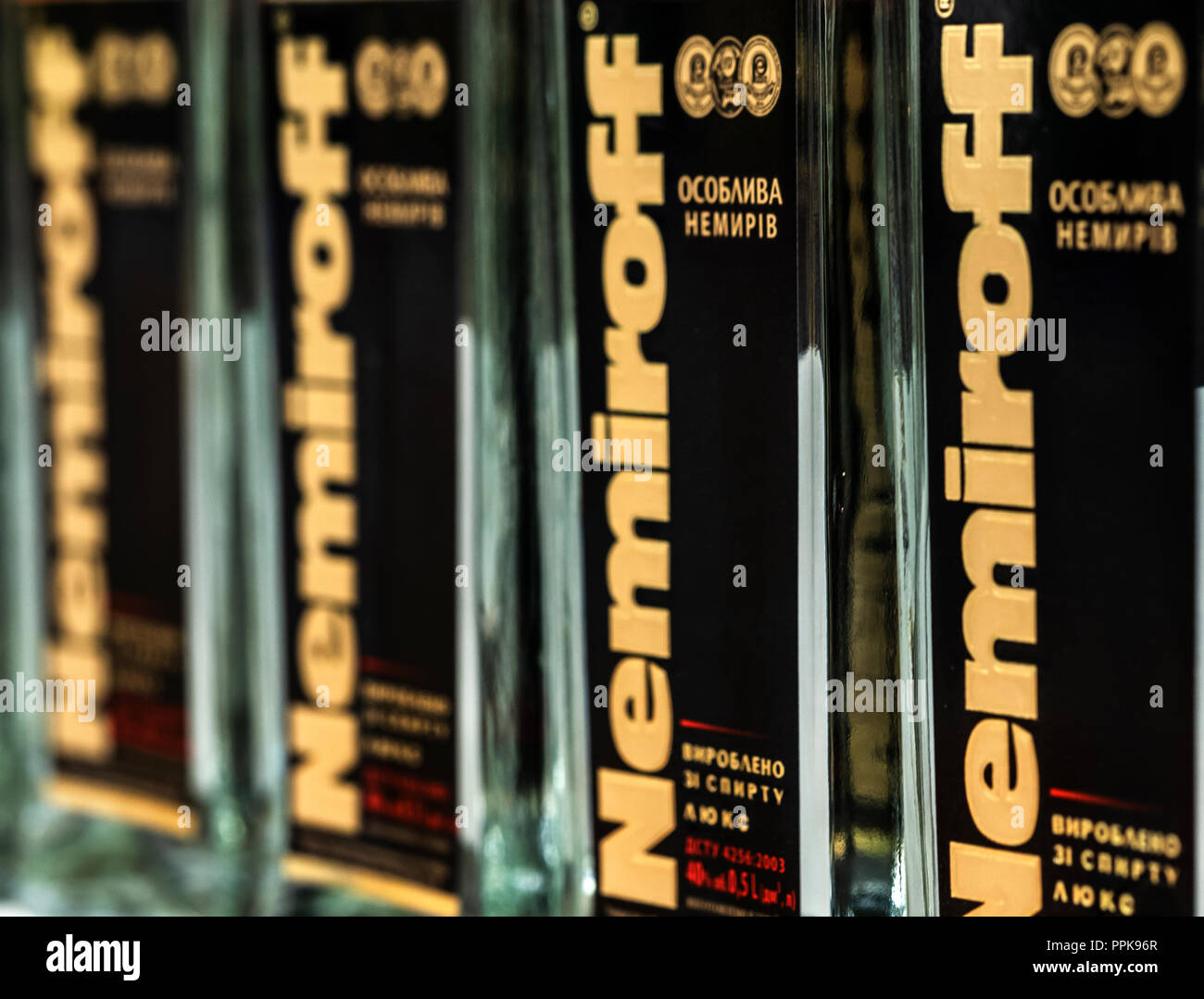 Vodka on shelf hi-res stock photography and images - Alamy