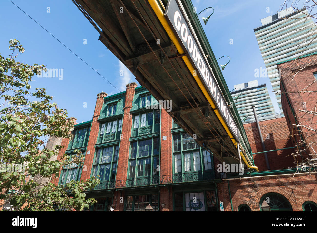 TORONTO, CANADA - SEPTEMBER 18, 2018: Distillery District (former ...