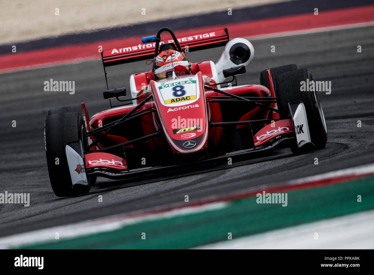 Misano Adriatico, Italy - August 25, 2018: A Dallara F317 – Mercedes ...
