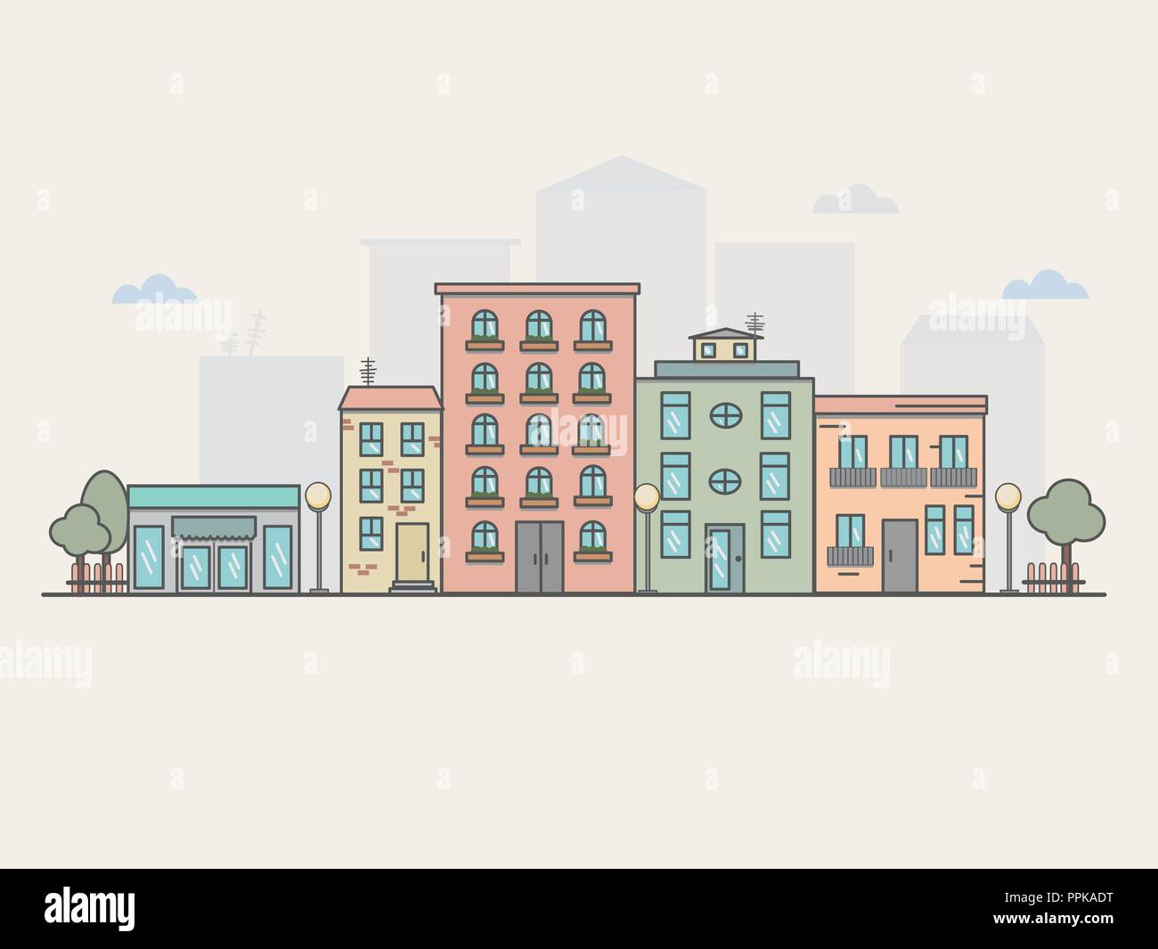 Cityspace Stock Vector Images - Alamy