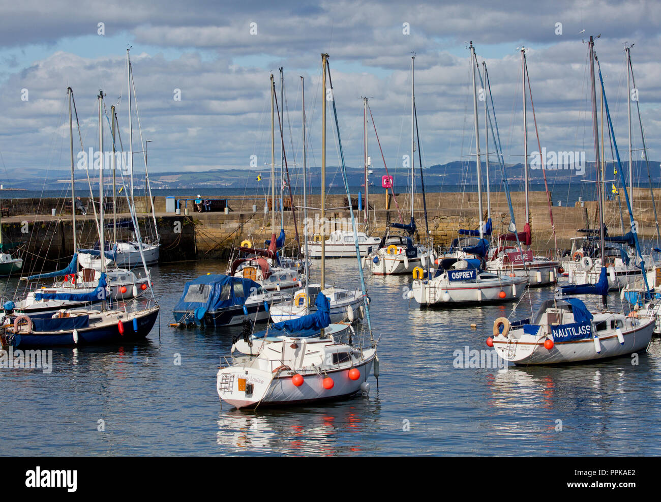 Fisherrow Harbour, Musselburgh, Scotland Stock Photo - Alamy