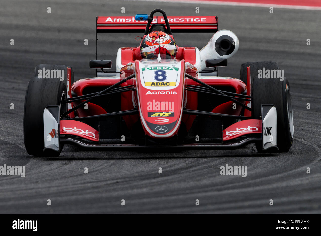 Misano Adriatico, Italy - August 25, 2018: A Dallara F317 – Mercedes ...