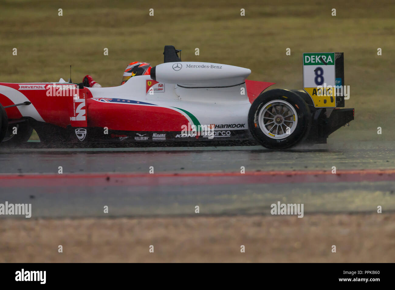 Misano Adriatico, Italy - August 25, 2018: A Dallara F317 – Mercedes ...